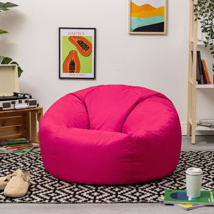 Pink bean bag chair for adults store
