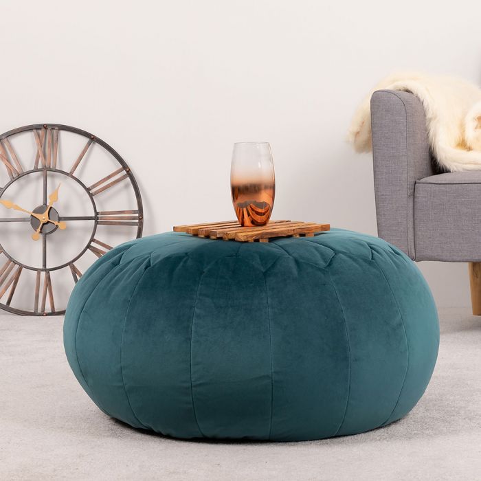 Icon® Zucca Velvet Pouffe