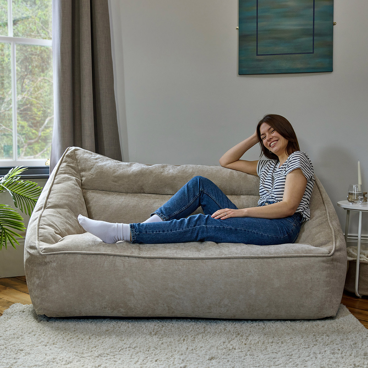 icon Cecilia Chenille Sofa Bean Bag